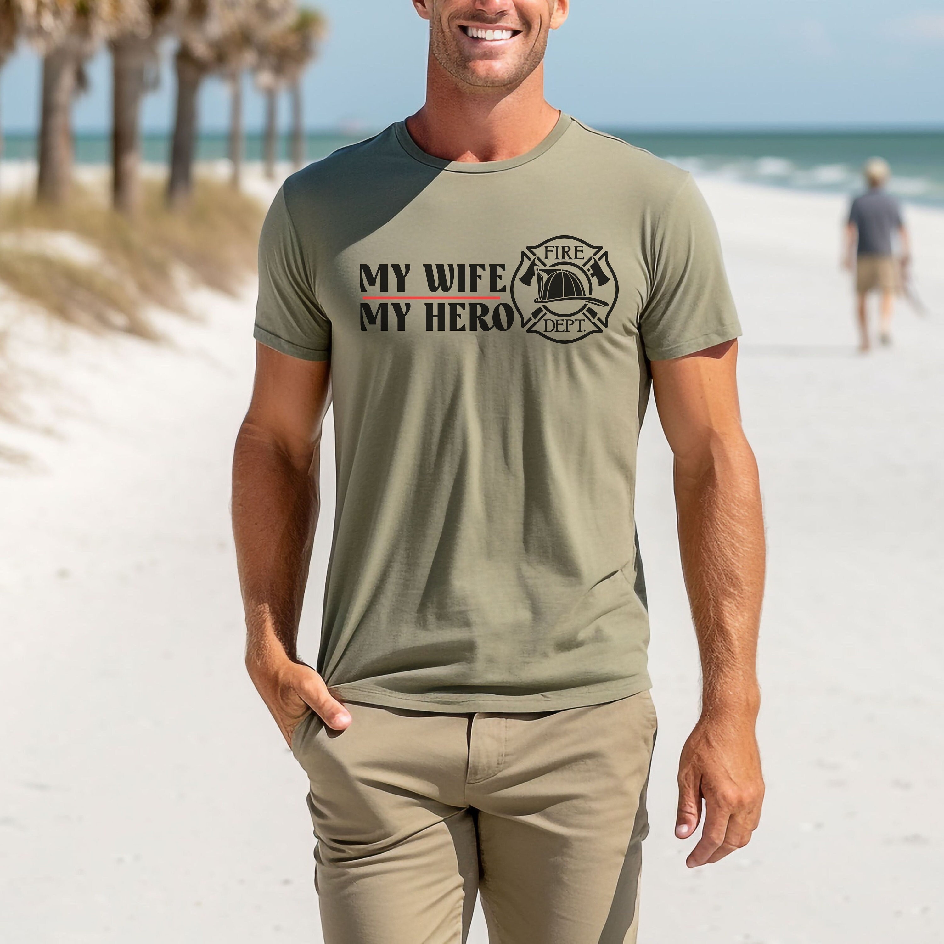 First Responder Gear, My Fire Wife is My Hero T-shirt, Married to a ...
