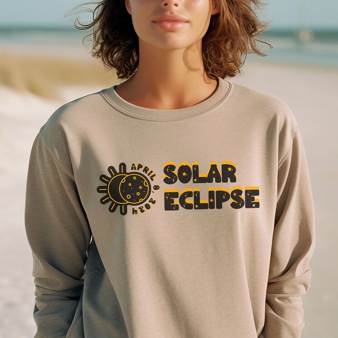 Solar Eclipse 2024 Sweatshirt, Astronomy and Science Sweatshirt, 2024 ...