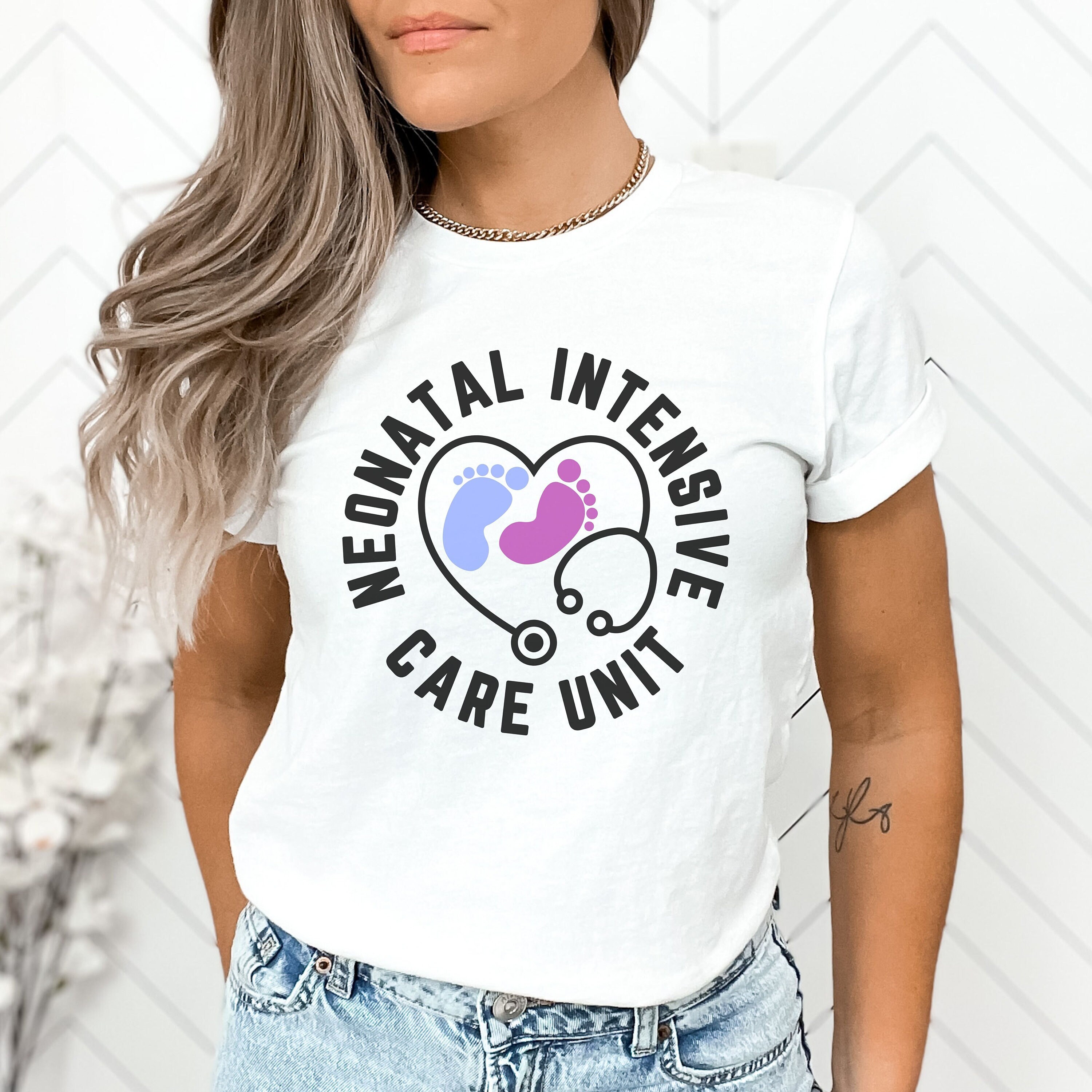 Intensive Care Team Gear, NICU Medical Staff T-shirt, Neonatal Unit ...