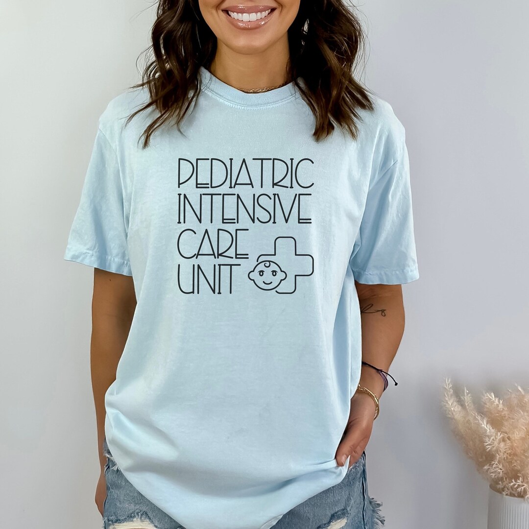 Pediatric ICU Crew Gear, PICU Medical Staff T-shirt, Registered Nurse ...