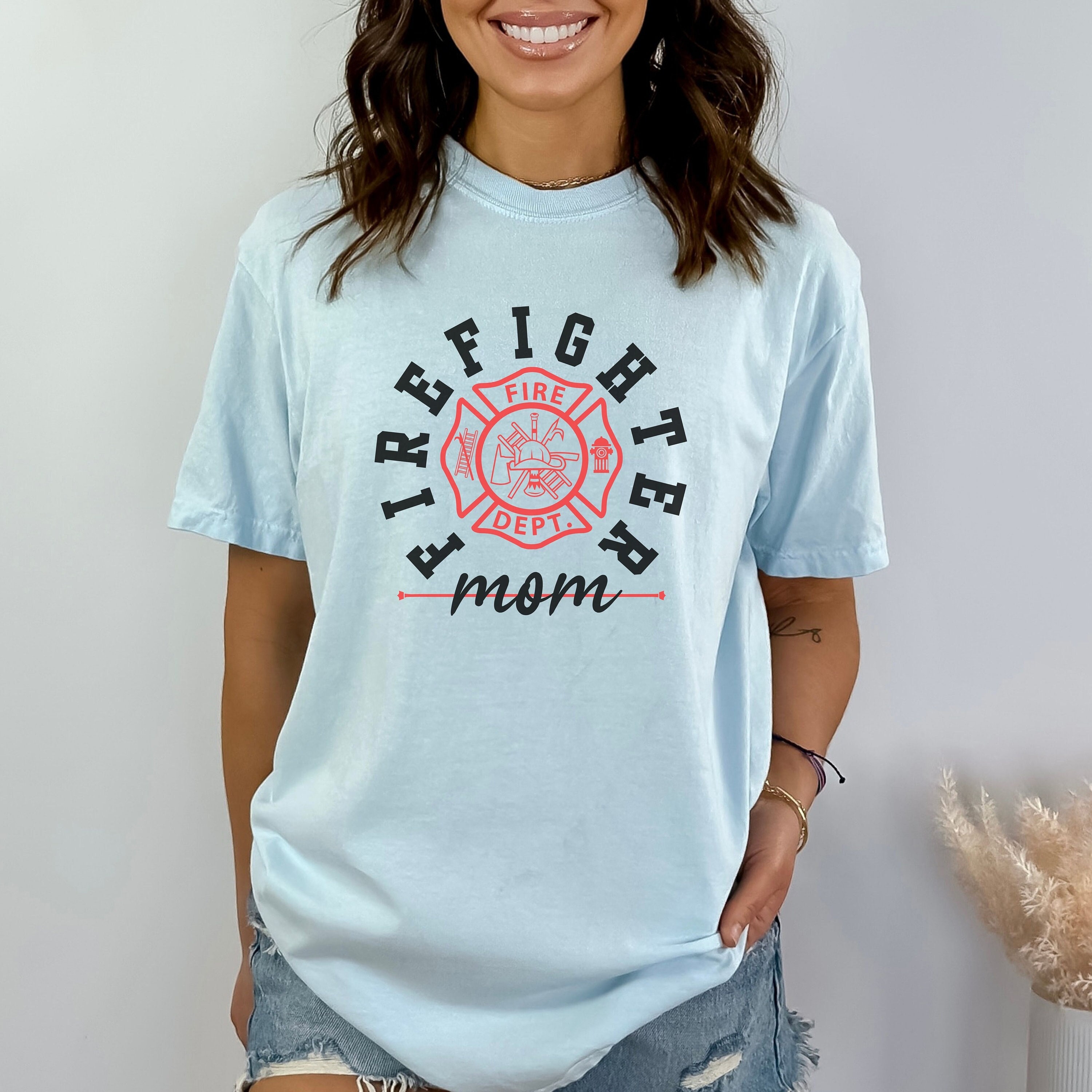 Comfy Station House Mother Shirt, Colorful First Responder Gift ...