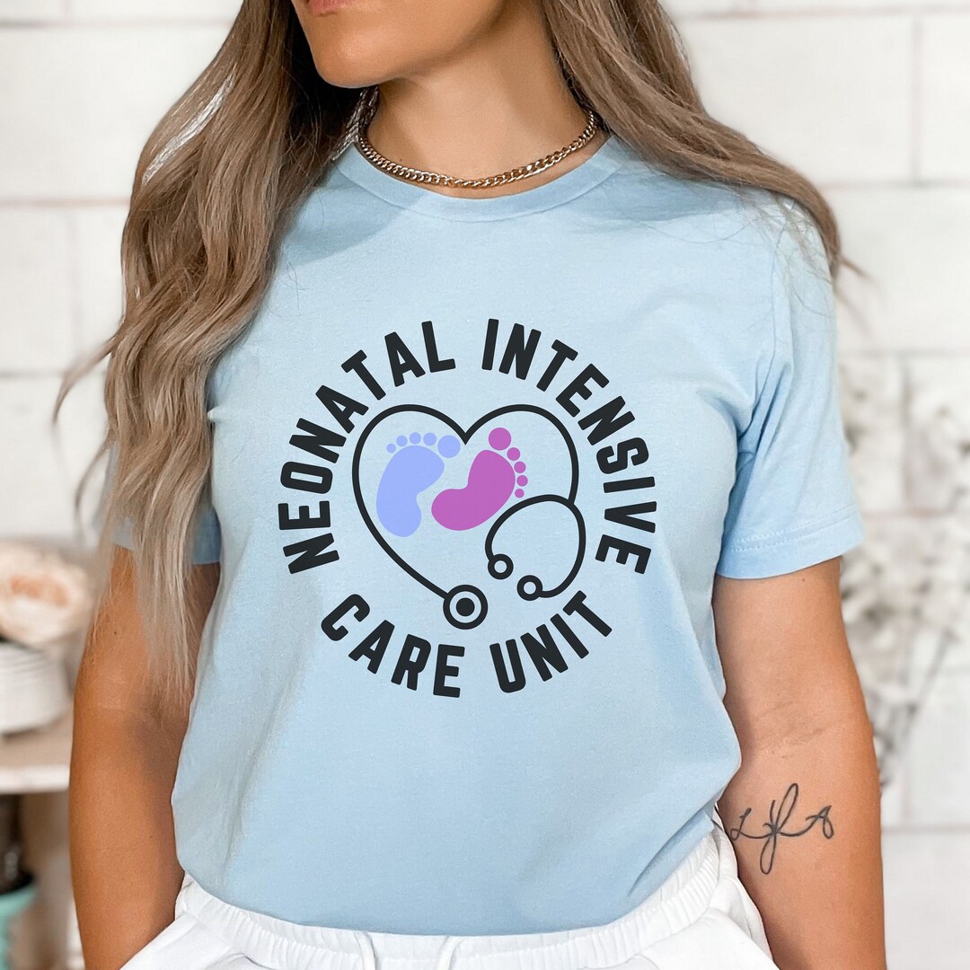 NICU Medical Staff T-shirt, Neonatal Unit Nurse Shirt, Medical Student ...