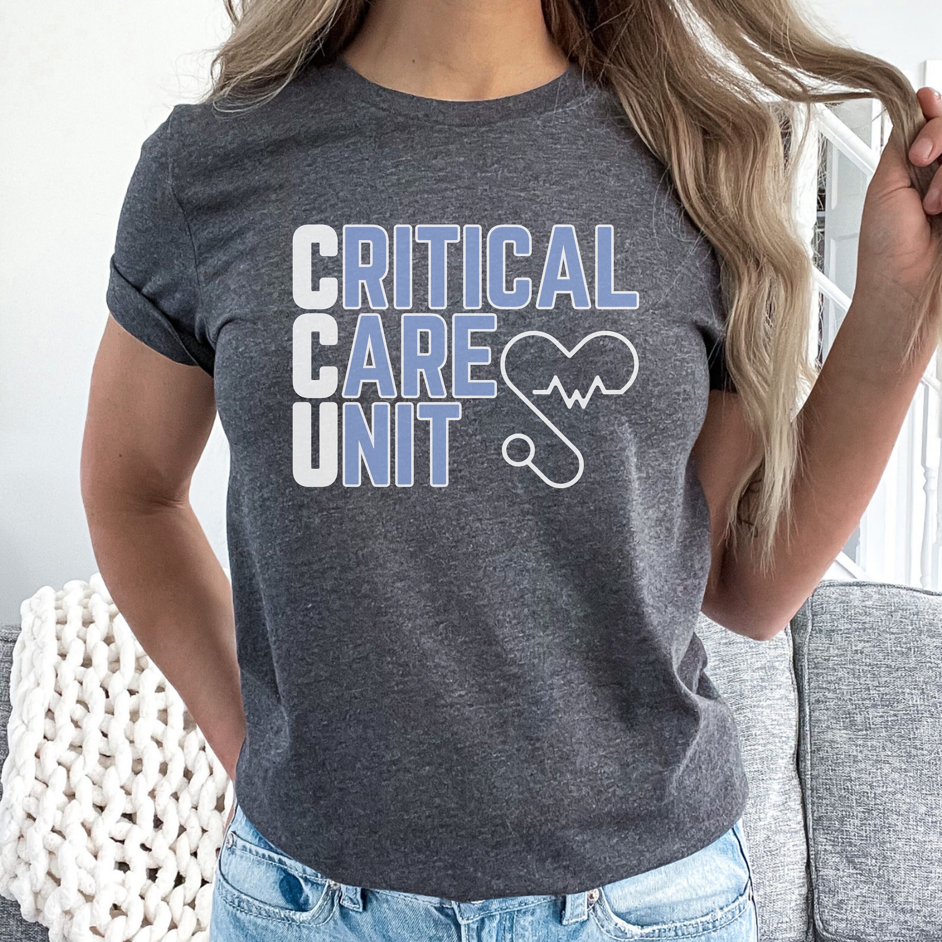 CCU Employee T-shirt, Critical Care Unit Nursing Shirt, Medical Grad ...