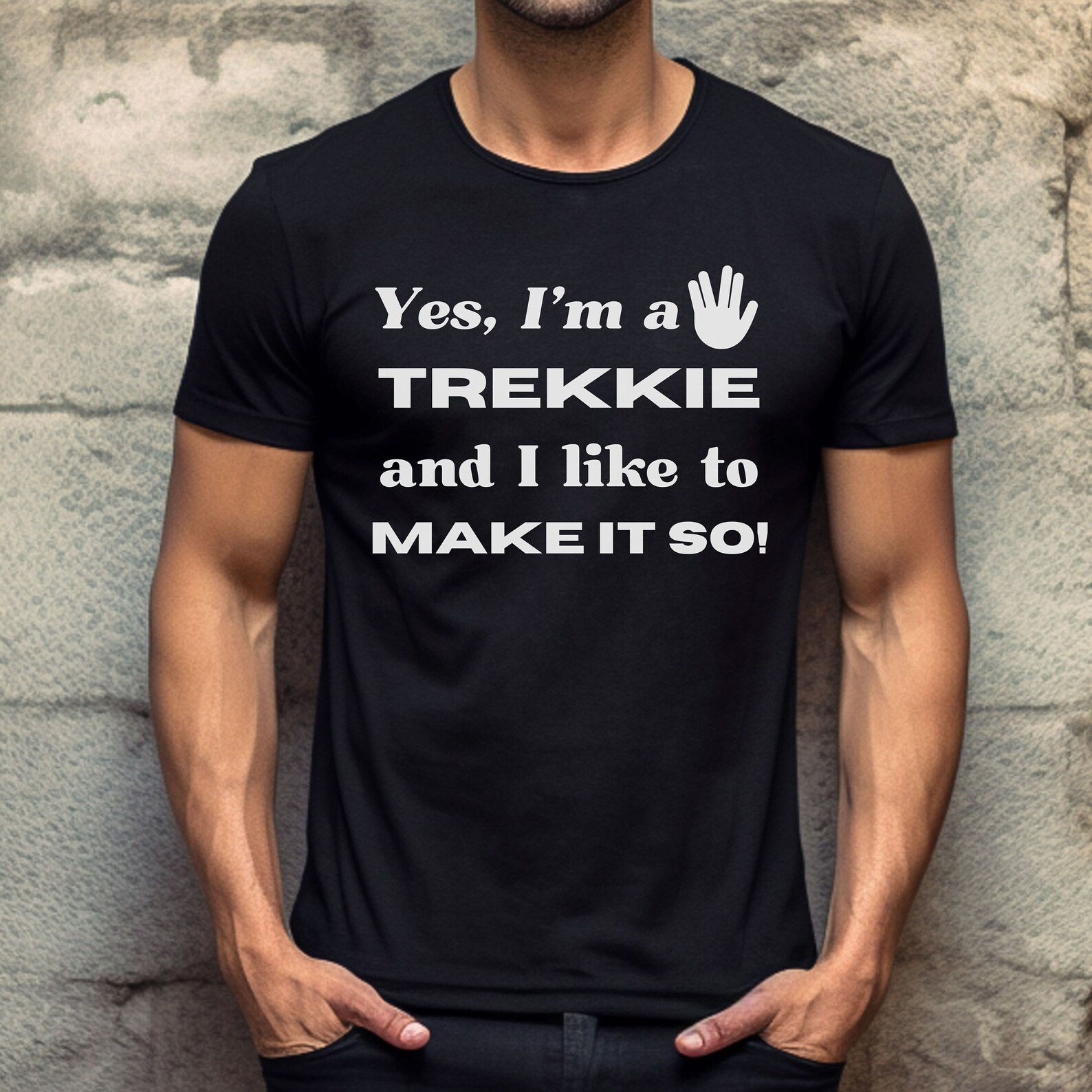 Humorous Trekkie Gear, Star Ship Enterprise Warp Top, Star Trek TNG Fan ...