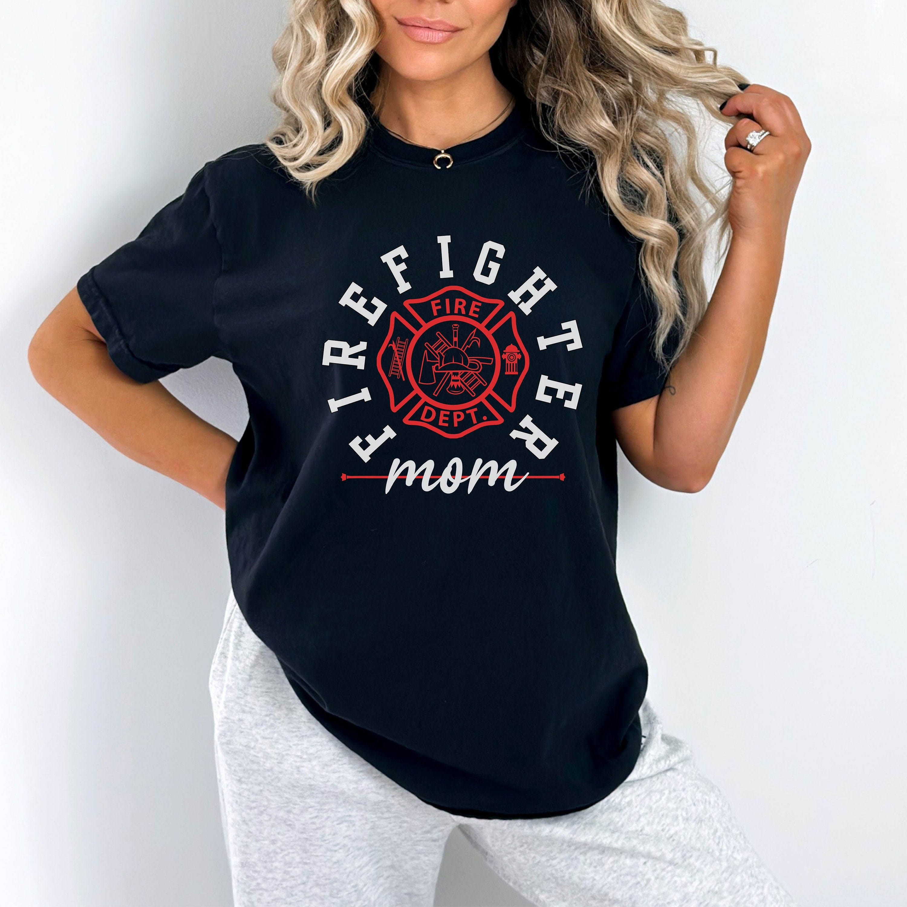 Comfy Station House Mother Shirt, Colorful First Responder Gift ...