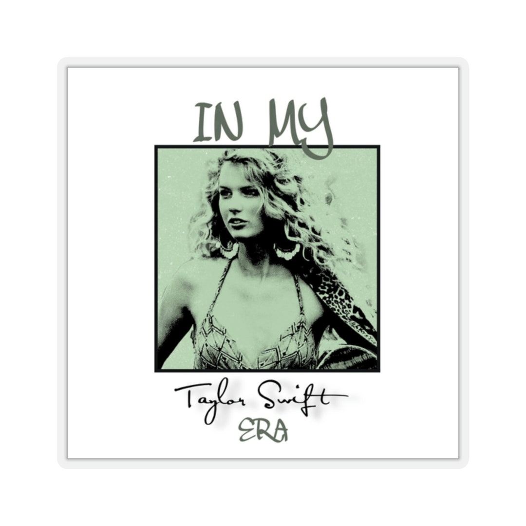 Taylor Swift in My Taylor Swift Era Album Sticker - Etsy