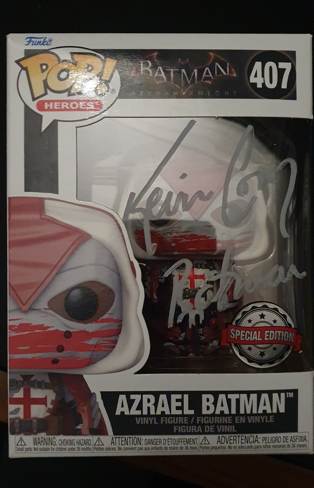 DC Comics 407 Azrael Batman Funko Pop Vinyl Figure Signed by Kevin ...