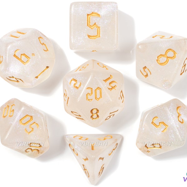 Gold Dice Set - Etsy