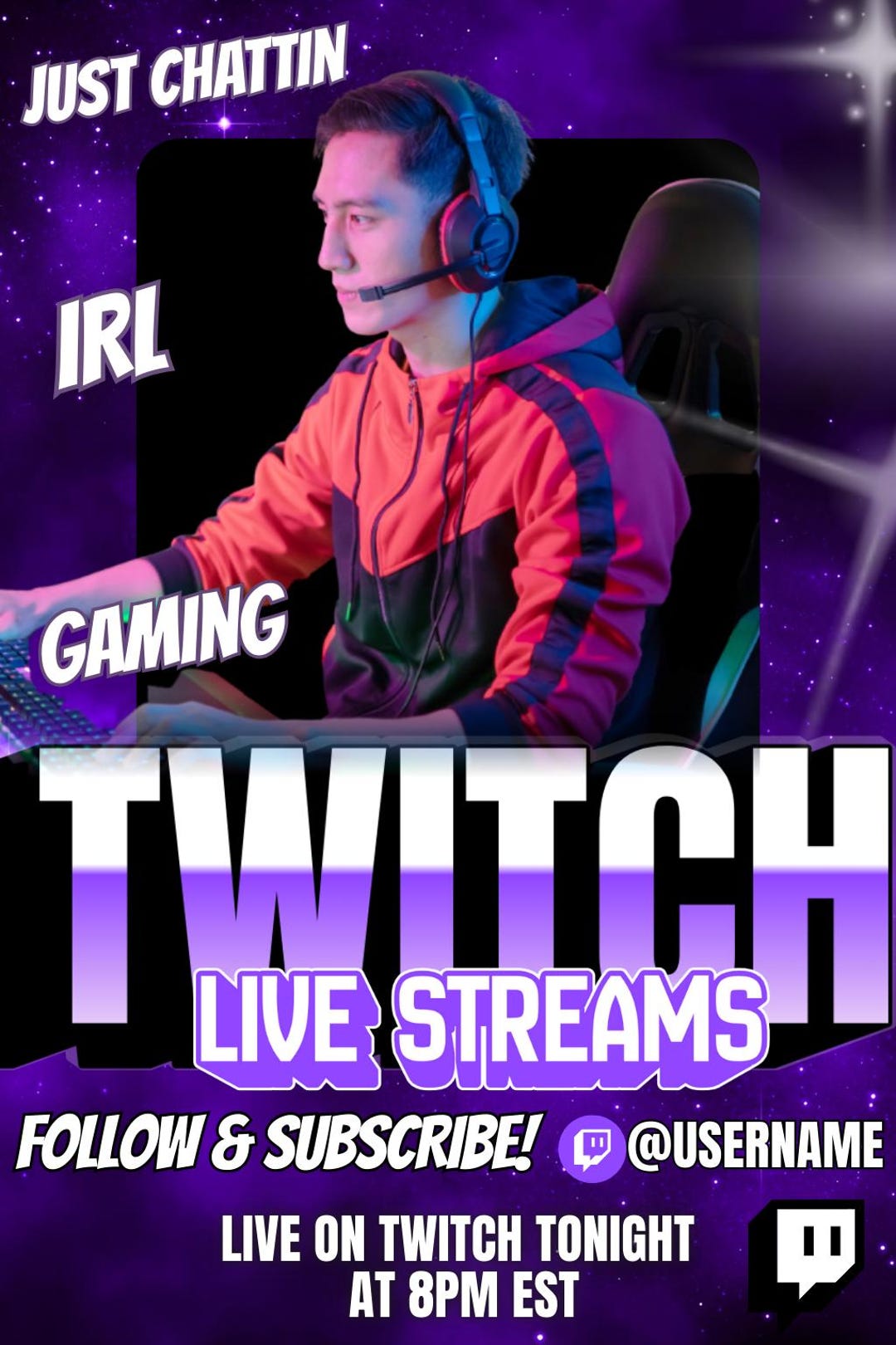 TWITCH PROMOTION FLYER, Twitch Tools for 2026, Live Streaming Flyer - Etsy