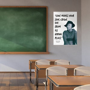 Inspiring Quotes Digital Poster Set of 10 Literary Printables, Women ...