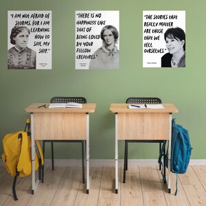 Inspiring Quotes Digital Poster Set of 10 Literary Printables, Women ...