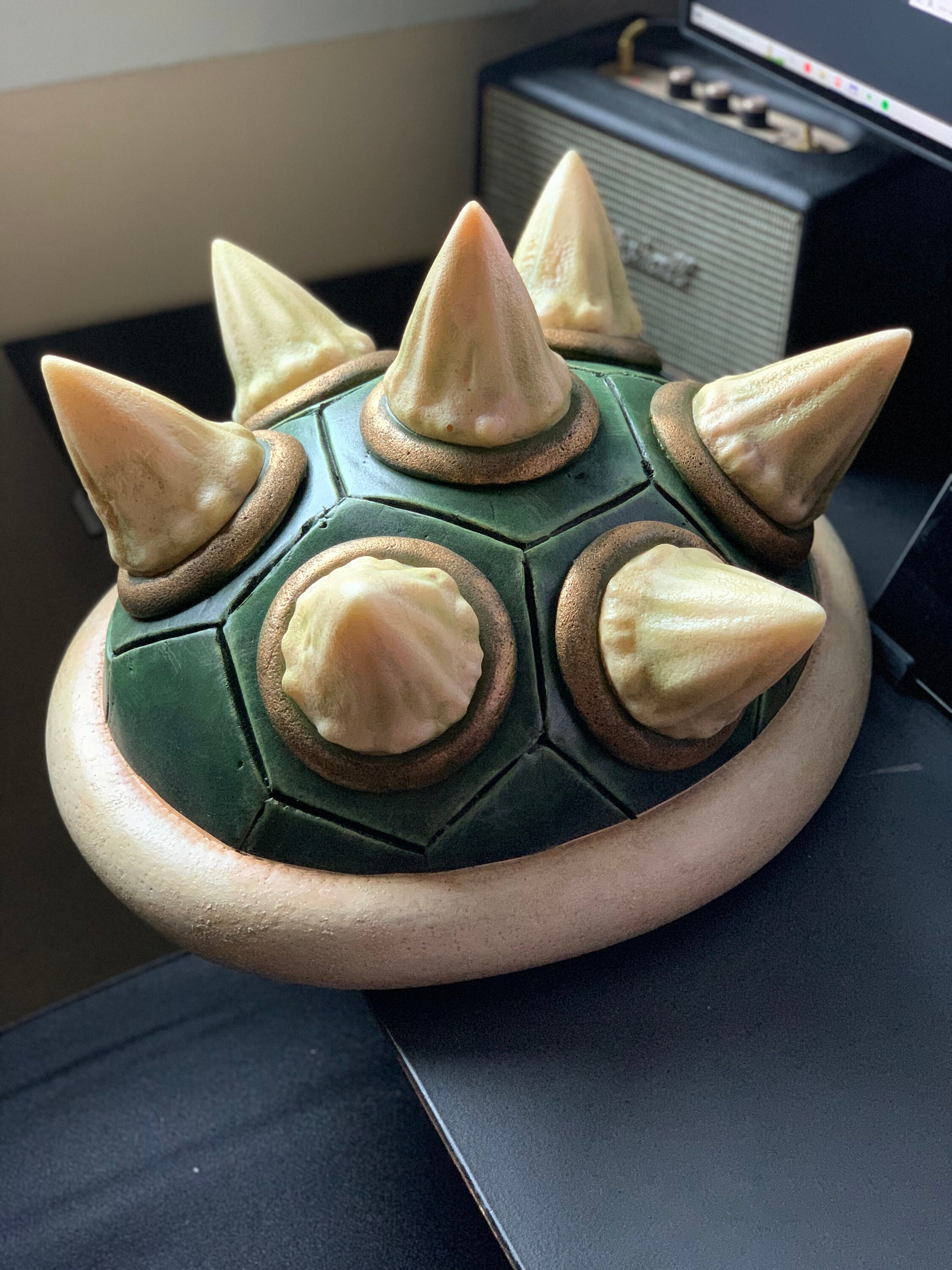 Bowsette Shell Foam Pattern, 3d Print Medallion and Horns - Etsy