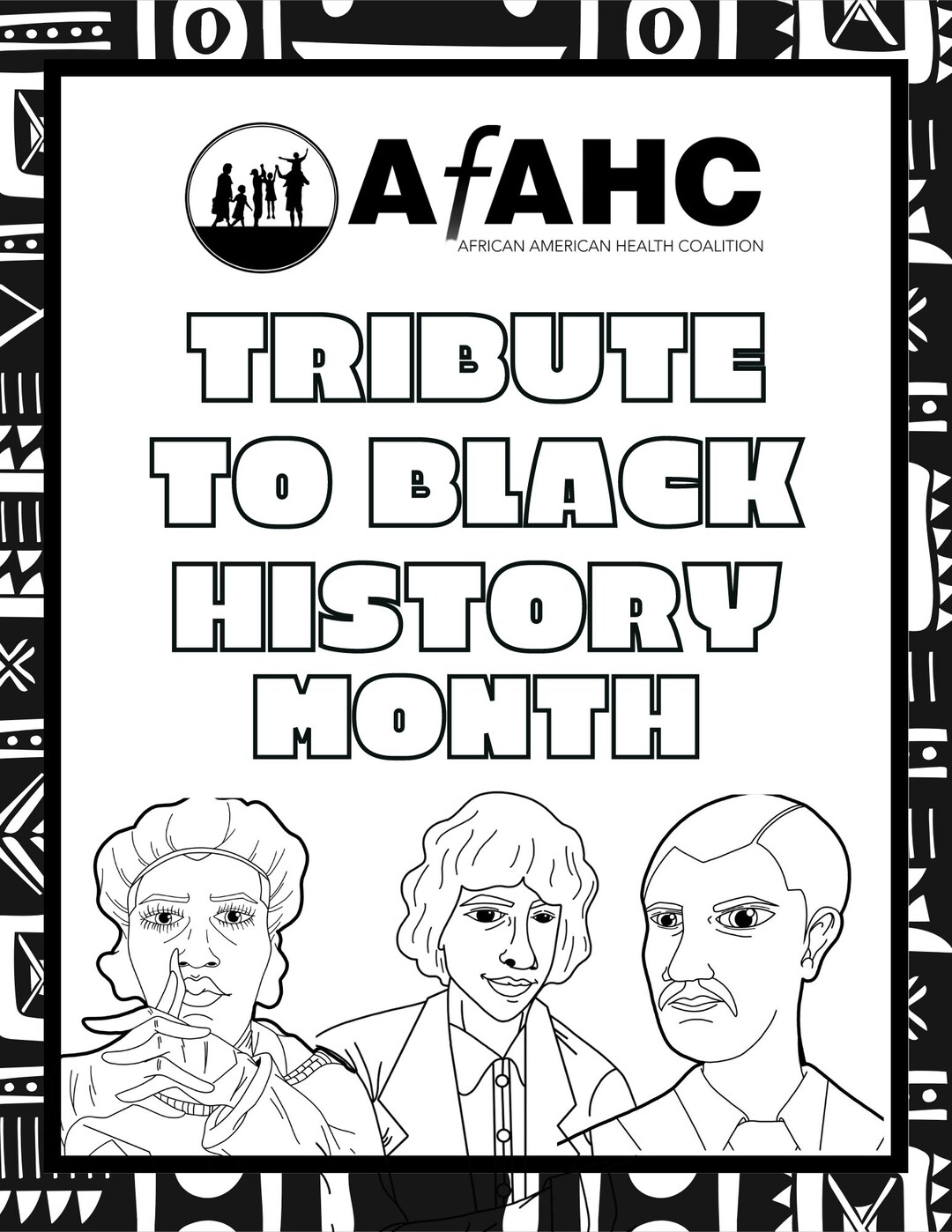 Tribute to Black History Coloring Book - Etsy