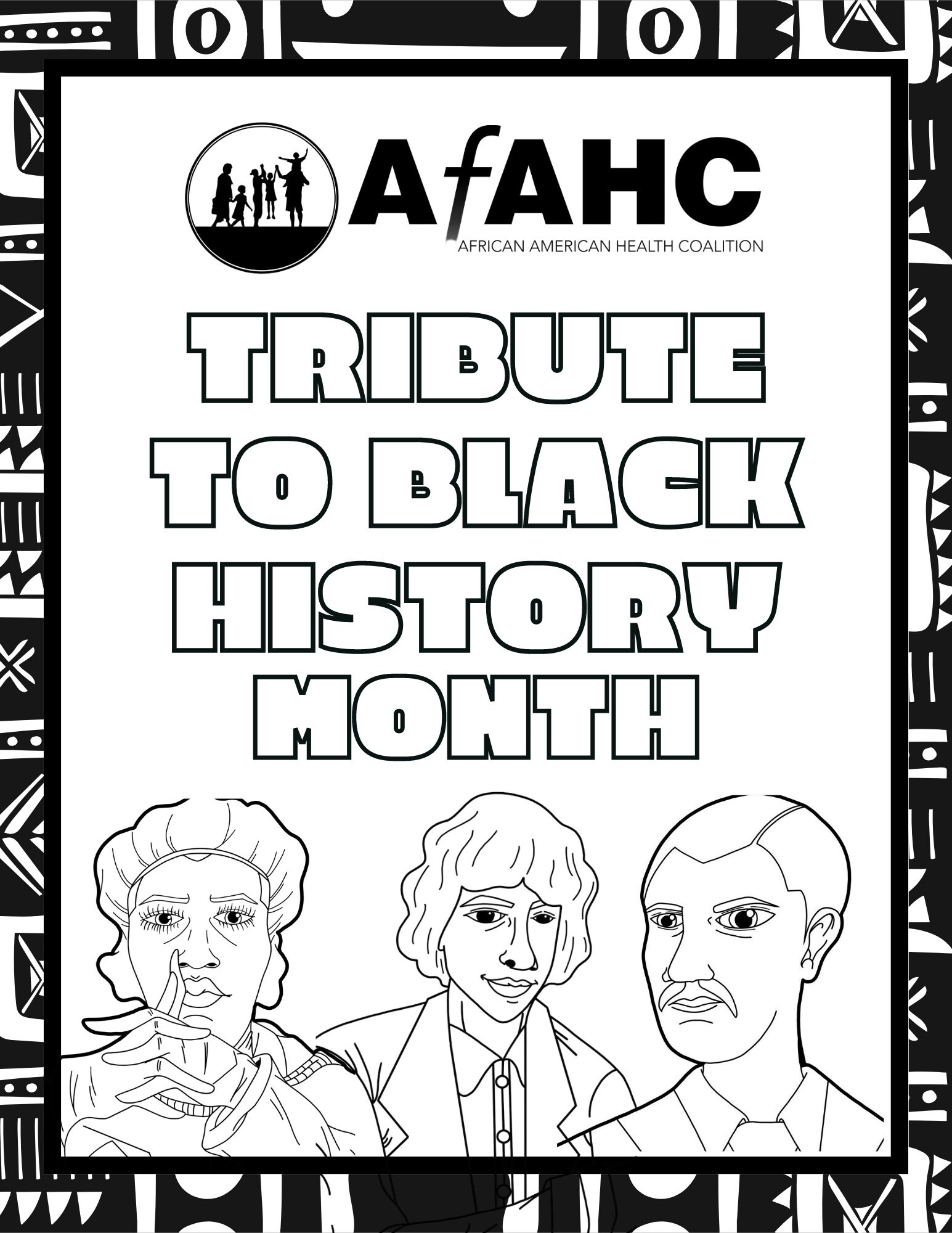 Tribute to Black History Coloring Book - Etsy