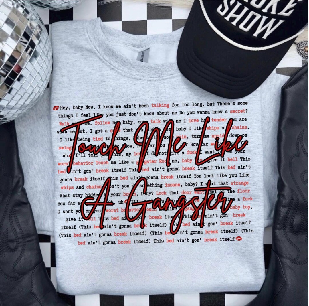 Jessie Murph "touch Me Like a Gangster" Shirt or Sweater - Customizable ...