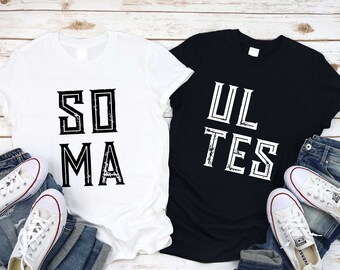 Soul Mate Shirt Soul Mate Matching T-shirt Couple Shirts - Etsy