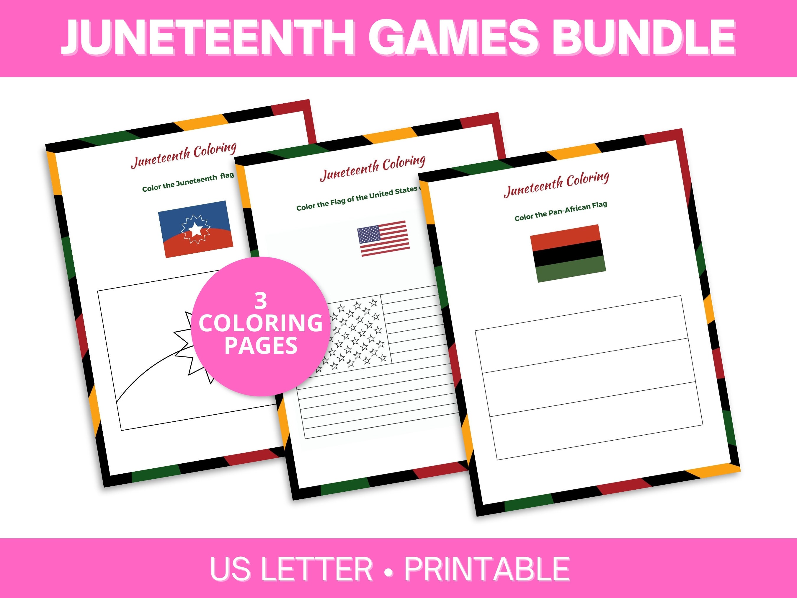 Juneteenth Game Bundle, Juneteenth Activities, Black History Activities ...