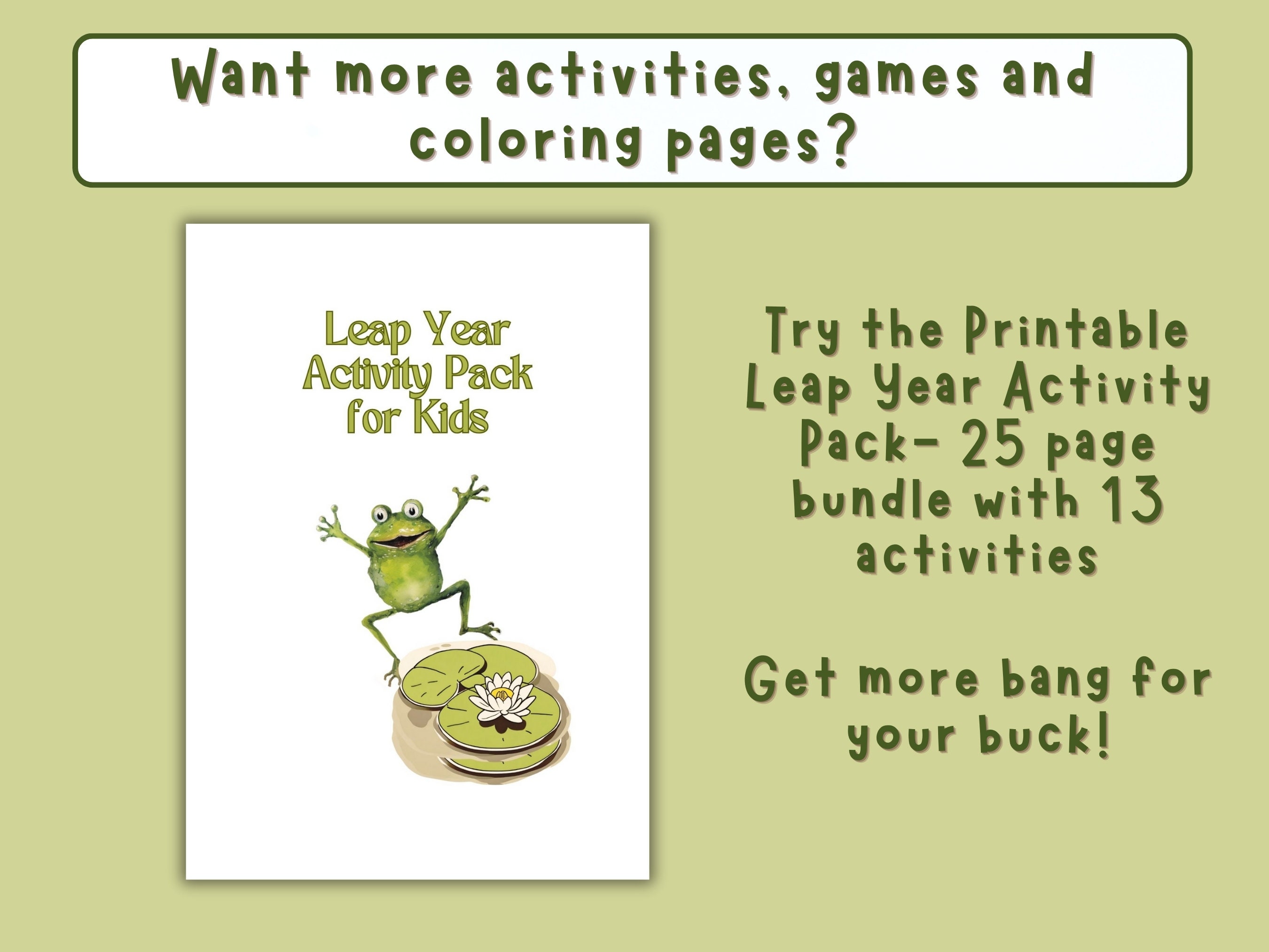 Leap Year Trivia Game Printable for Leap Day Birthday Party, Game for ...