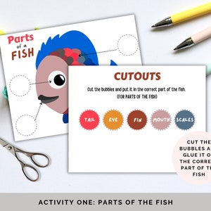Build A Fish Craft Printable, Fun DIY Crafts for Kids, Cut and Glue ...