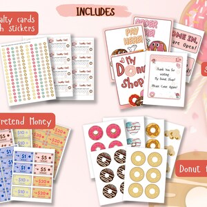My Donut Shop Pretend Play Printable - Kids Dramatic Play Set for Home ...