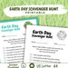 Earth Day Nature Scavenger Hunt, Outdoor Treasure Hunt Printable, Kids ...