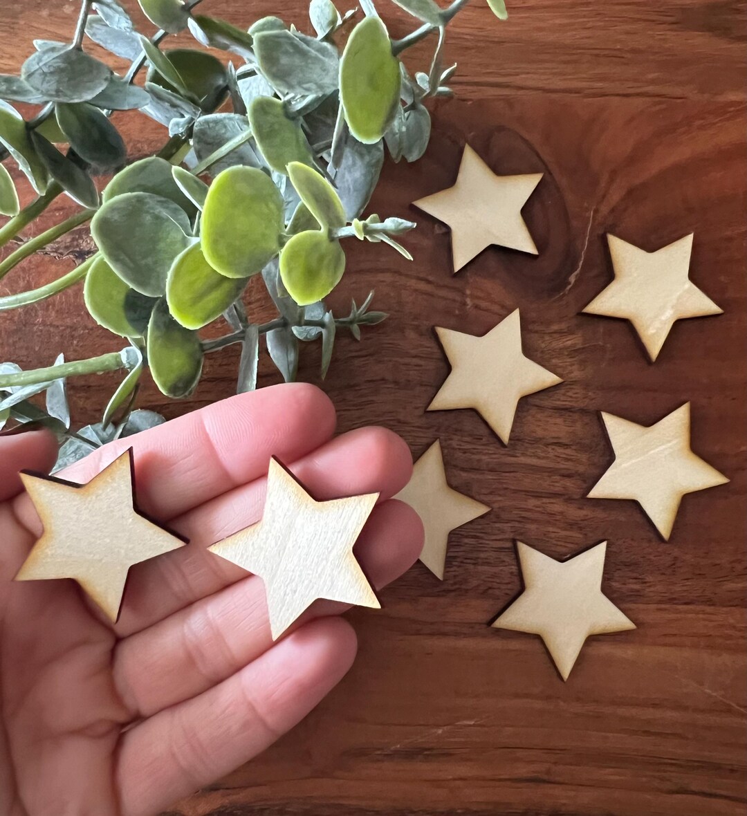 Mini Wood Star Cutouts: Teeny DIY Craft Pieces - Etsy