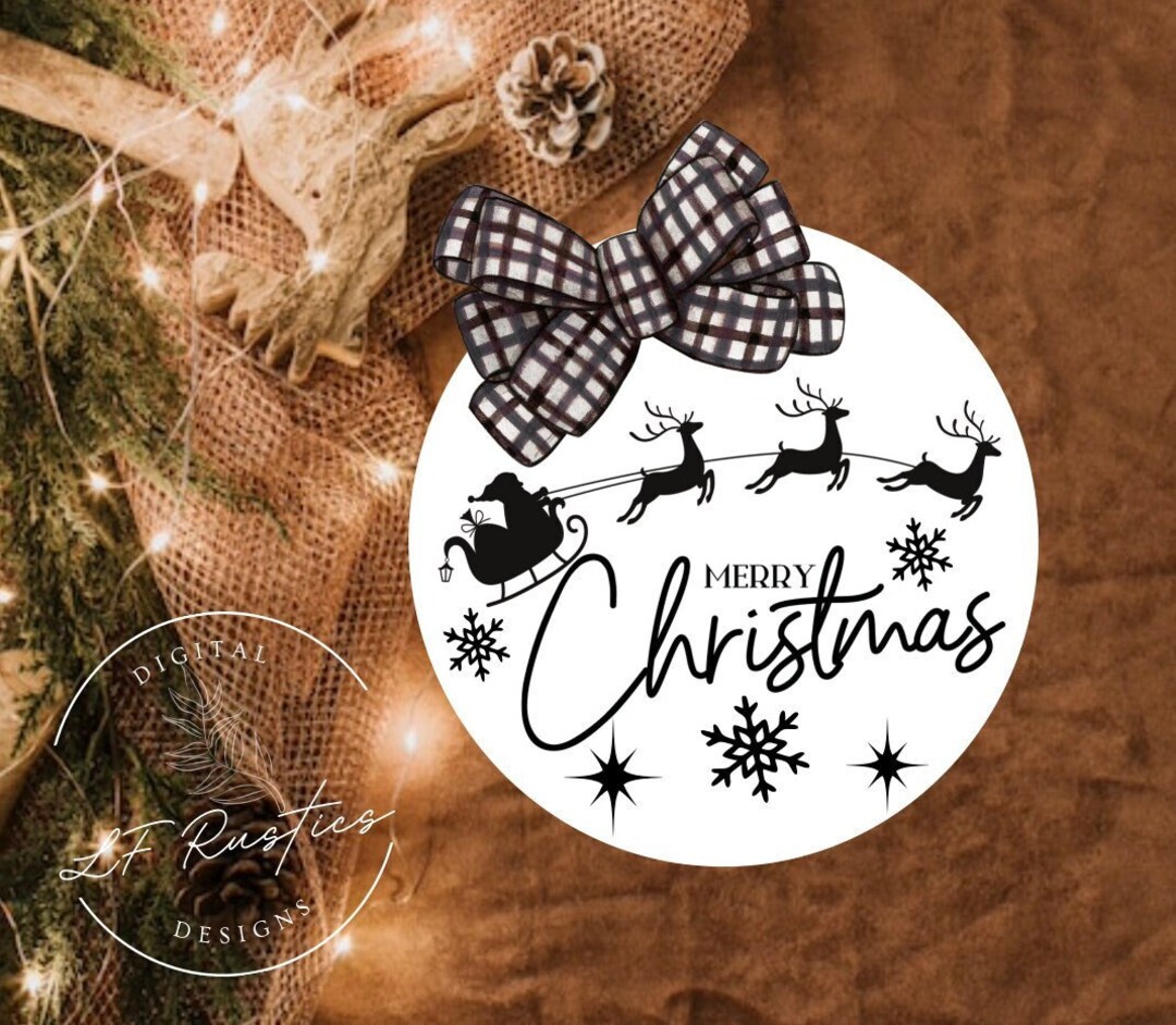 Merry Christmas SVG Digital File - Etsy