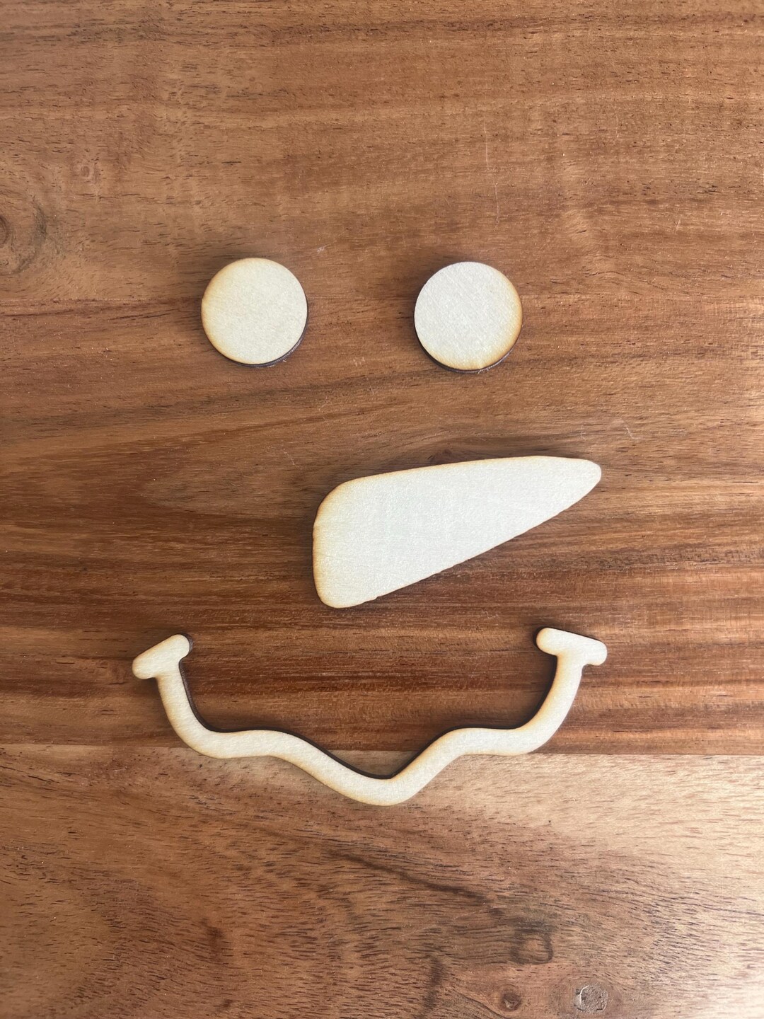 Snowman Face Laser Cut Out - Etsy