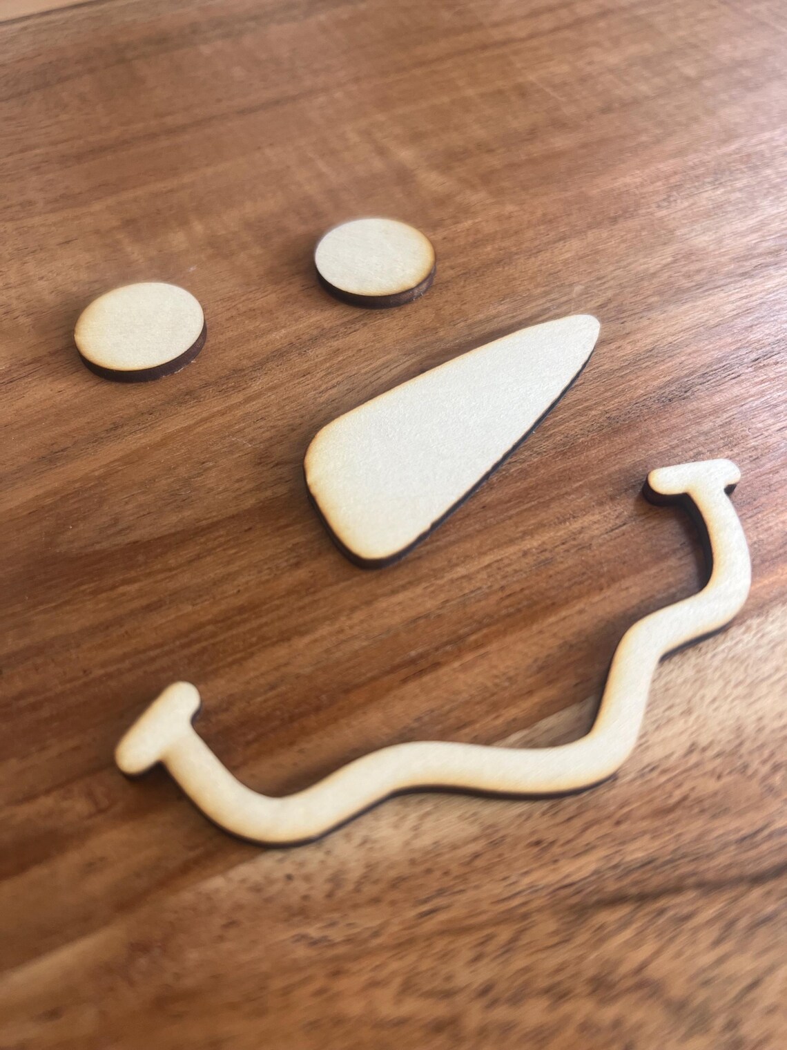 Snowman Face Laser Cut Out - Etsy