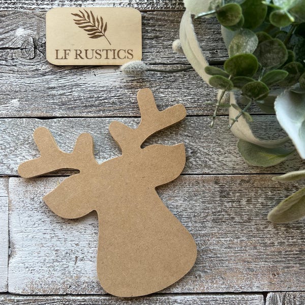 Reindeer Cut Outs - Etsy