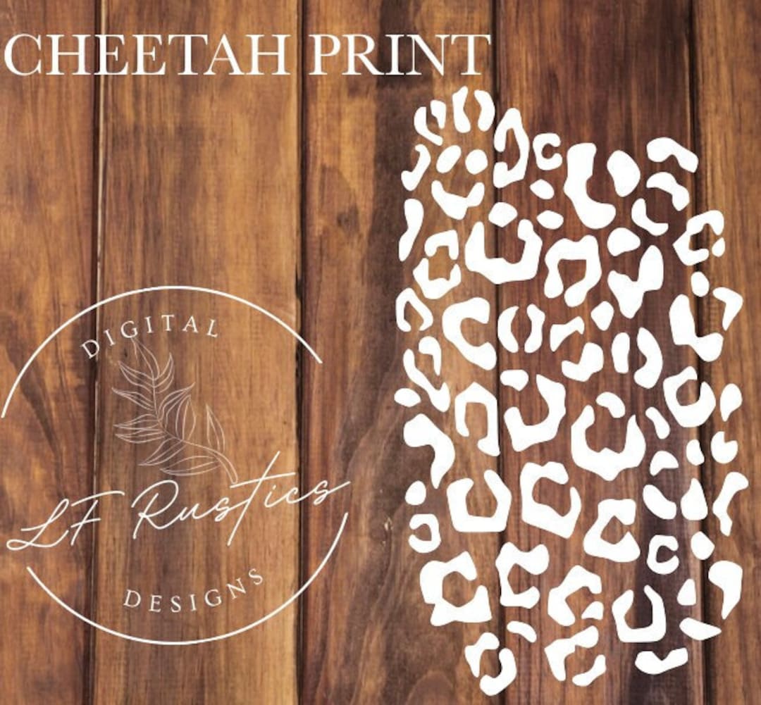 Cheetah Print SVG Digital File|cricut/silhouette Files - Etsy