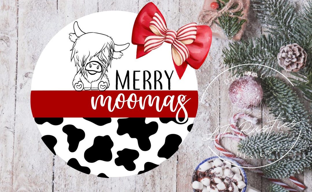 Merry Moomas SVG Digital File - Etsy