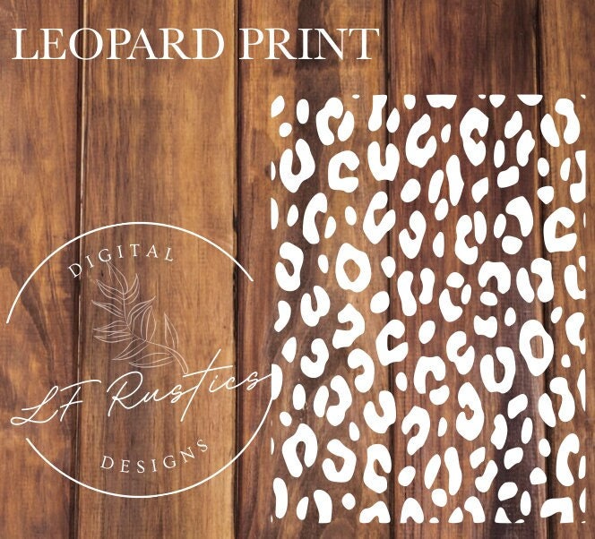 Leopard Print SVG Digital File|cricut/silhouette Files - Etsy