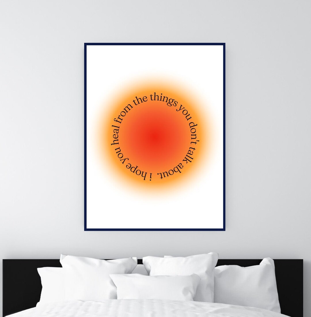 I Hope You Heal - Vibrance | Poster Print | Digital Download - Etsy