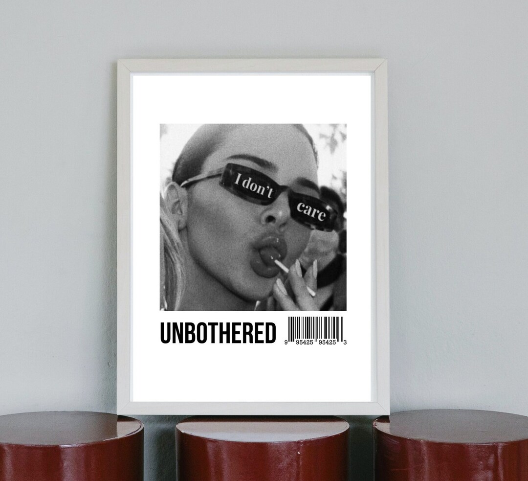Unbothered | Wall Art | Digital Download - Etsy