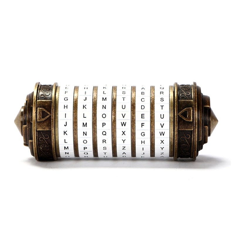 Da Vinci Code Cryptex Lock Letter Password Unique Wedding - Etsy Canada