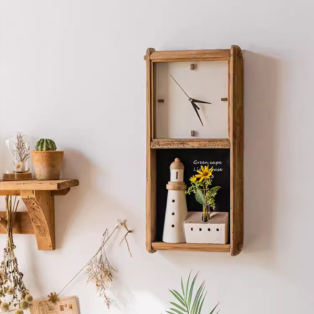 Wood Wall Watchwall Clocksimple Modern Designwooden Clocks - Etsy