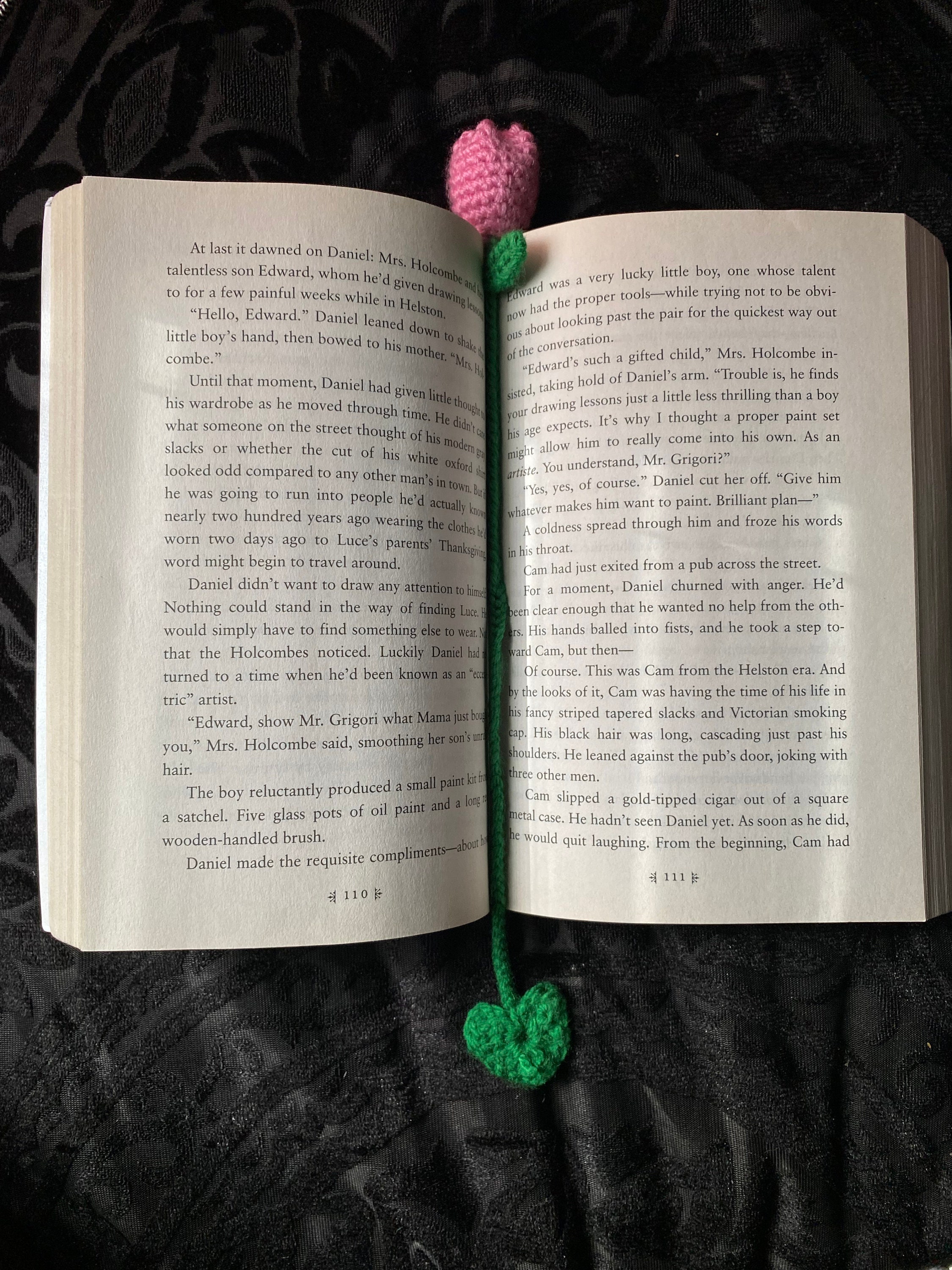 Crochet Tulip Bookmark - Etsy
