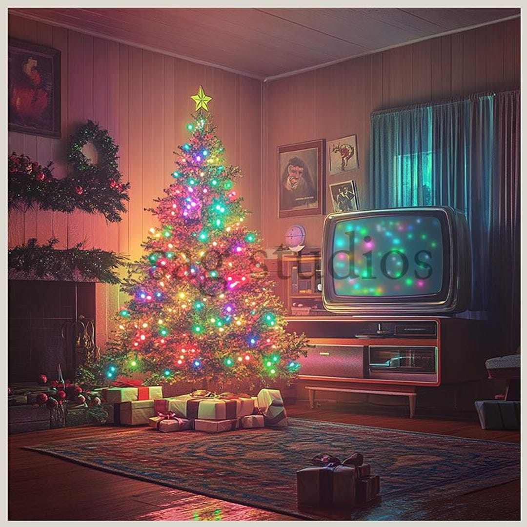 Cool Christmas 1980 Png, Funny, Wall Art Print, Instant Digital ...
