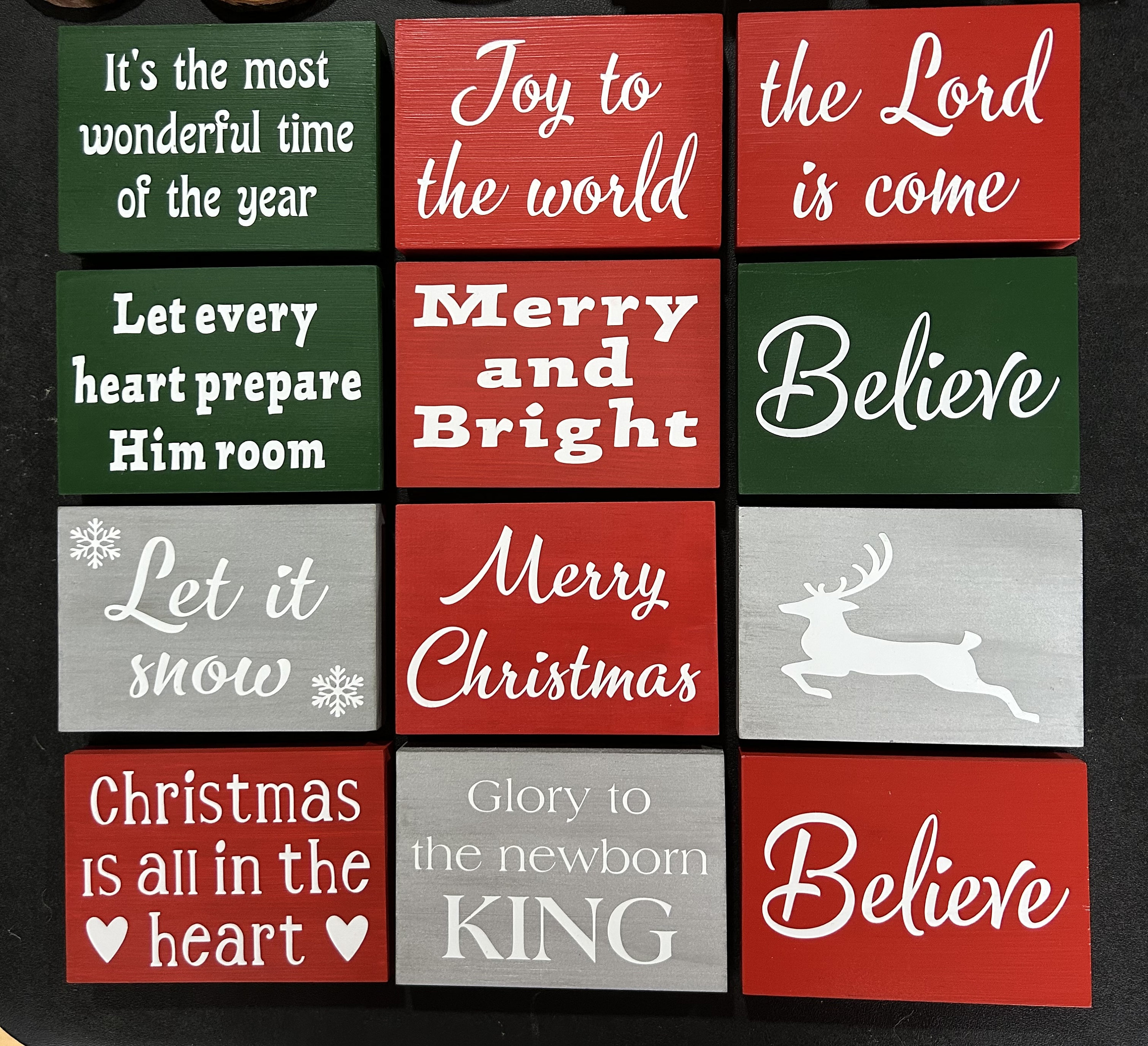 Wooden Christmas Signs - Etsy