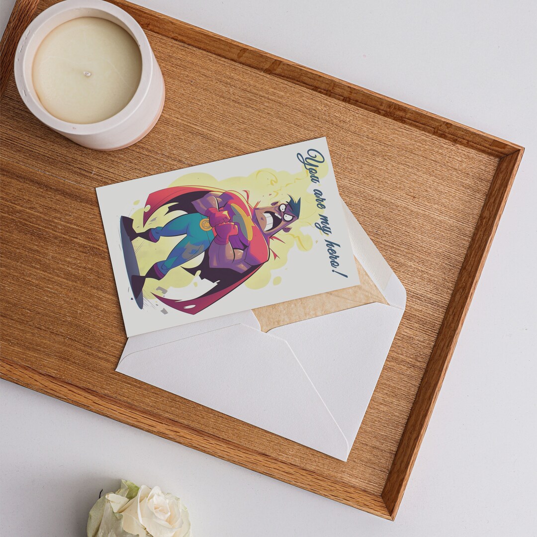 You Are My Hero Card Digital Printable - Etsy