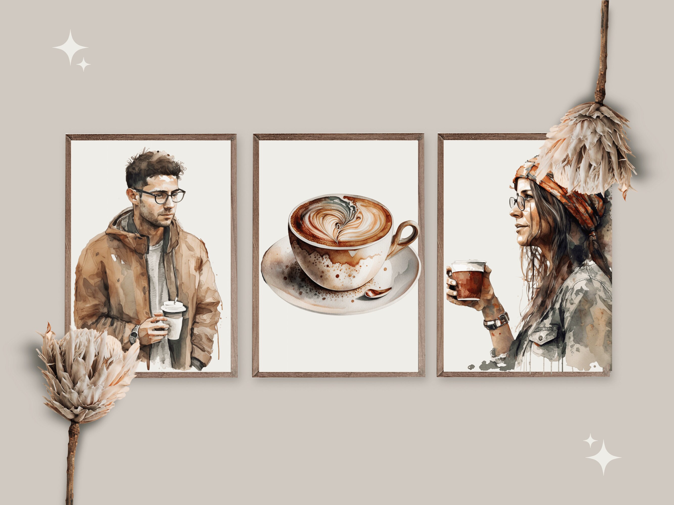 Coffee Clipart | Watercolor Coffee Cup Clipart | Food Clipart | Iced ...