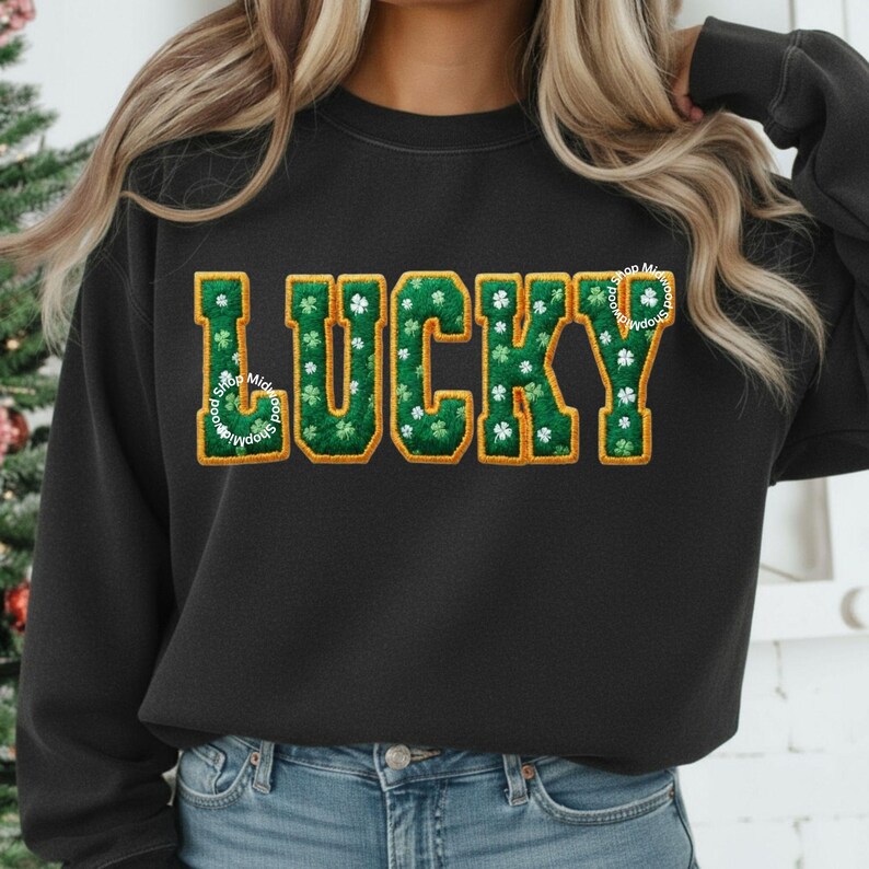 Knitted Shamrock PNG Sublimation | Faux Yarn Irish Shirt | Happy Saint ...