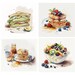 Watercolor Food Clipart Breakfast Clipart Waffles PNG - Etsy