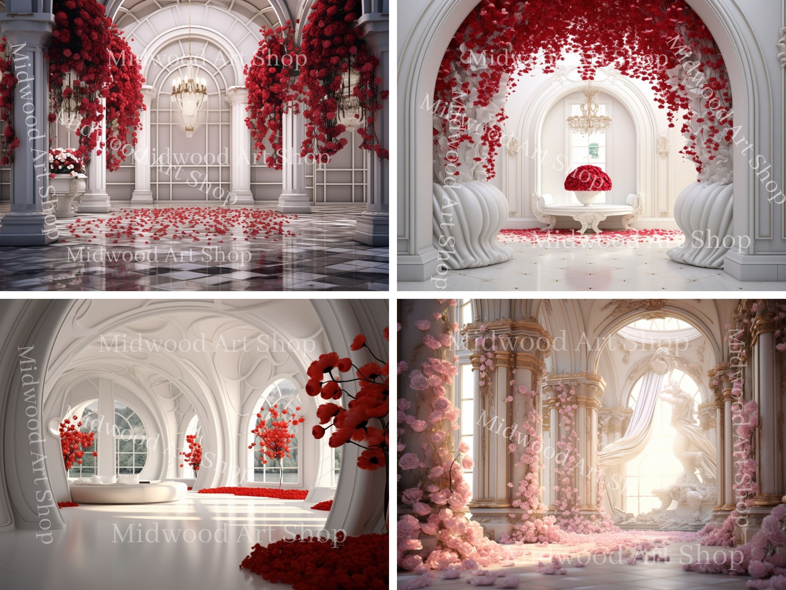 Maternity Digital Backdrops Bundle Floral Maternity Backdrop - Etsy