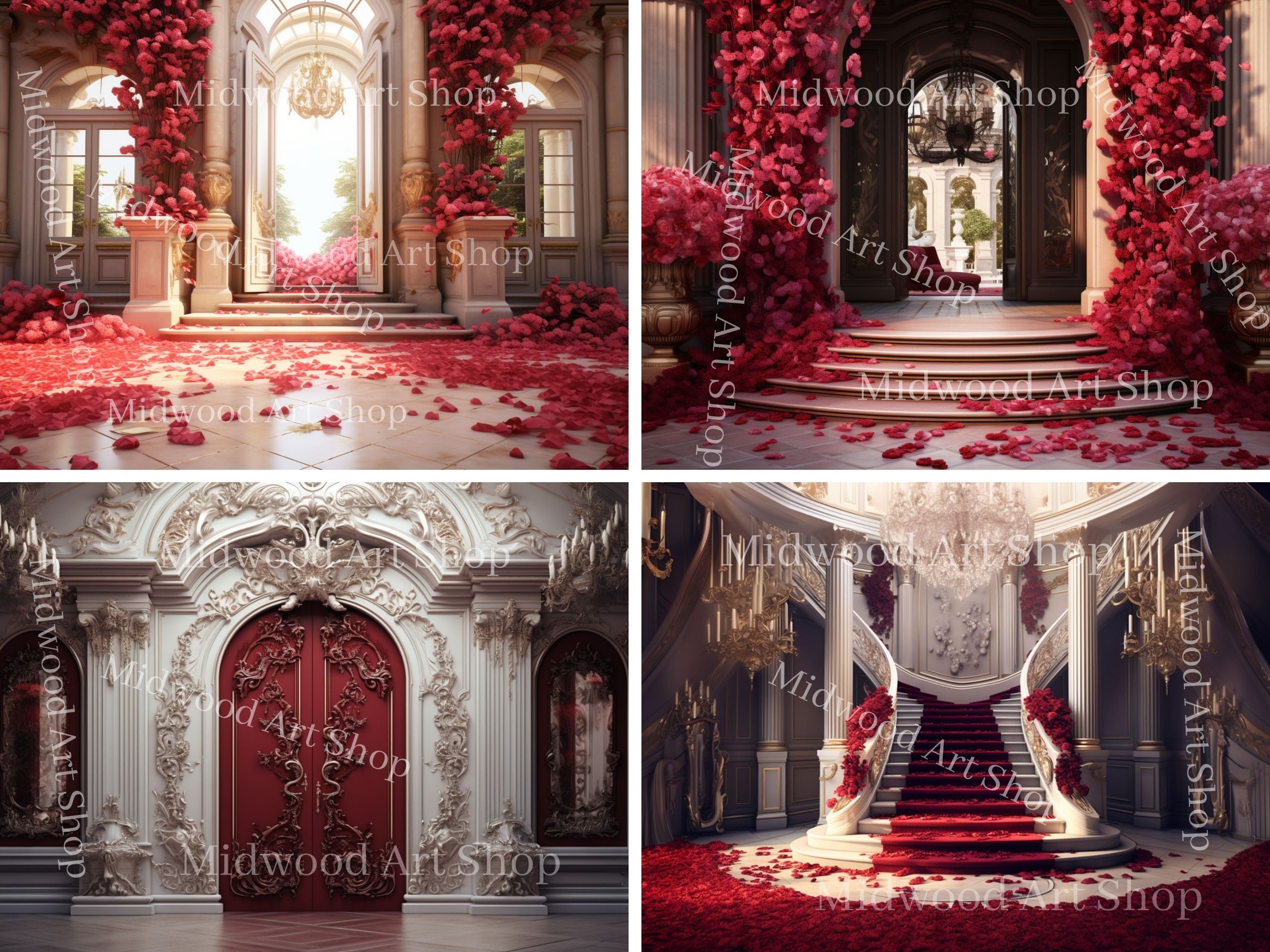 Maternity Digital Backdrops Bundle Floral Maternity Backdrop - Etsy