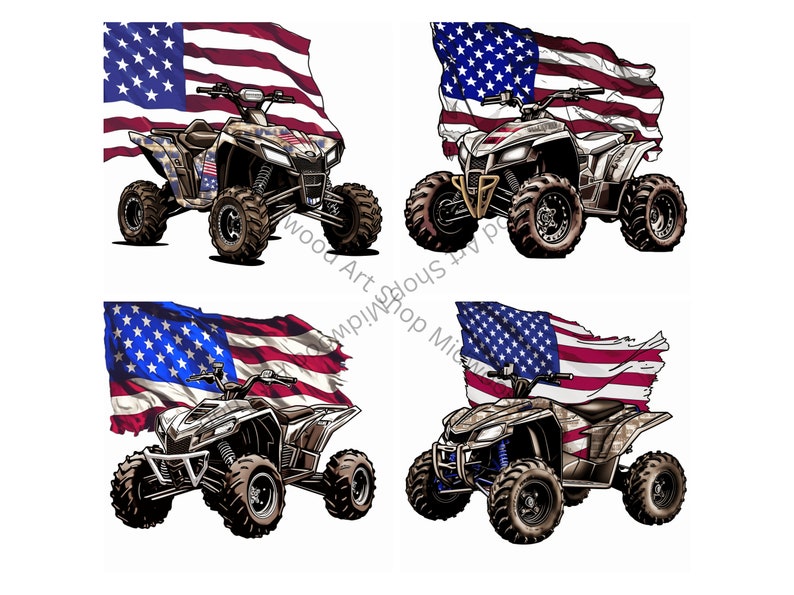 American ATV ATV Png Clip ART Instant Download American - Etsy