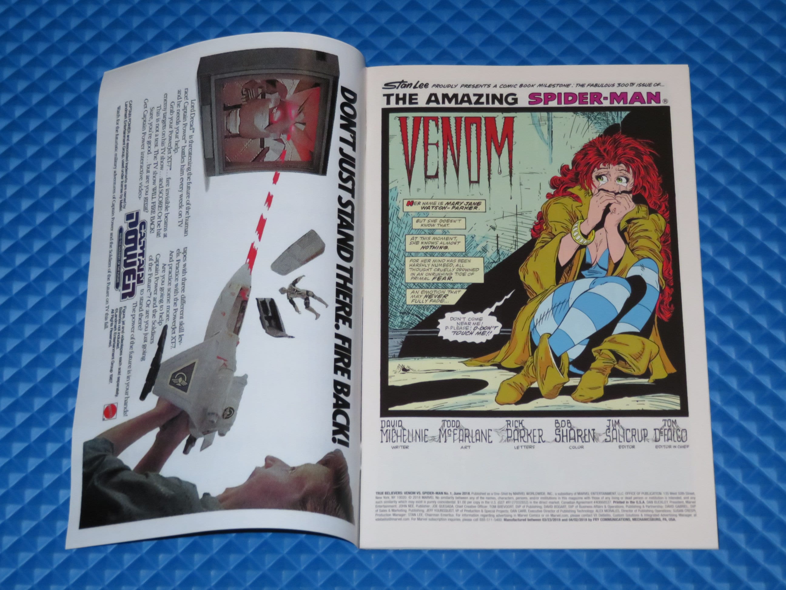 Recovered Reprint Comic of Amazing Spider-man #300 With True Believers ...