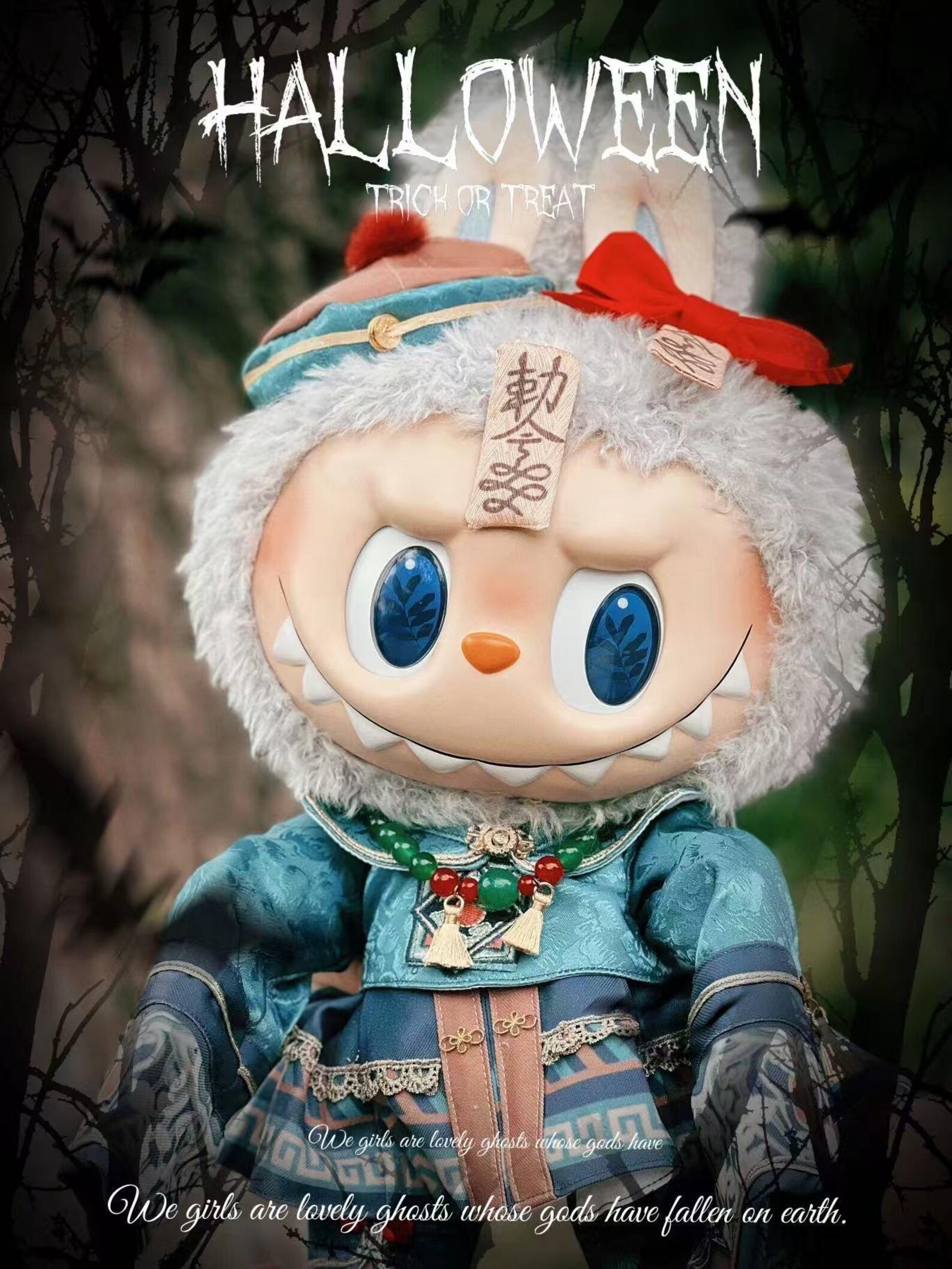 Pre-saledeposit Jiangshi Custom chinese Zombie Labubu 14.5inch - Etsy