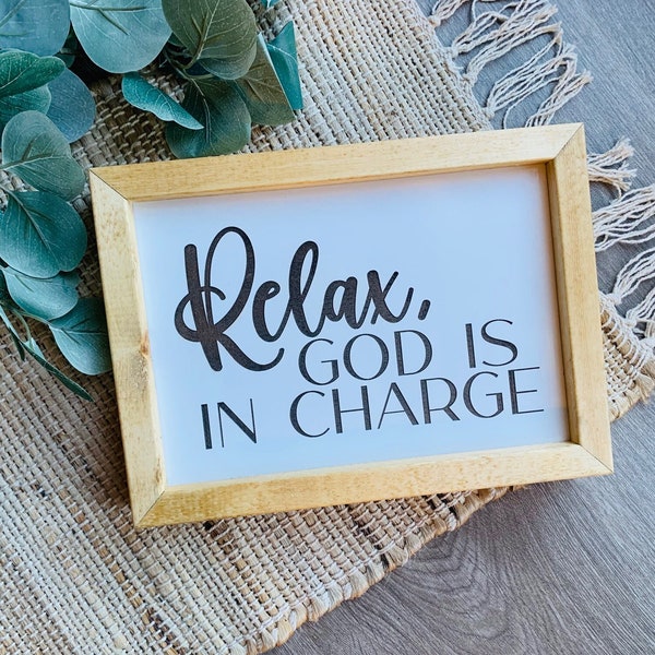 Relax Sign - Etsy